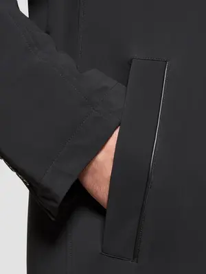 NORWEGIAN WOOL Slim-fit Longline Trench Coat