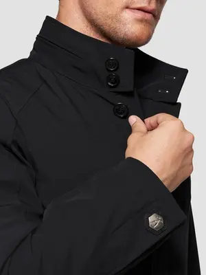 NORWEGIAN WOOL Slim-fit Longline Trench Coat