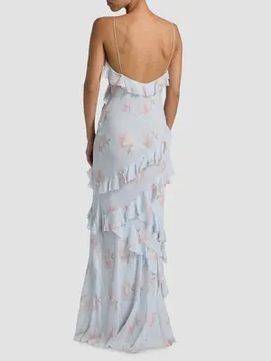LoveShackFancy Rialto Floral Maxi Dress