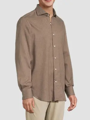 SARTORIO NAPOLI Classic Cotton Button-front Shirt
