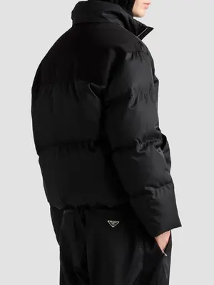 Prada Cropped Re-nylon Down Jacket