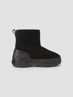 Moon Boot Mb Mezzaluna Suede Boots - Black