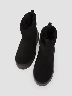Moon Boot Mb Mezzaluna Suede Boots - Black