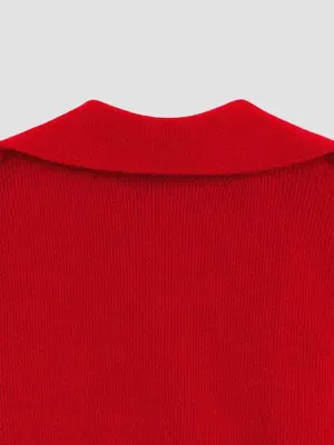 Givenchy Slashed Midi Dress In Wool And Cashmere