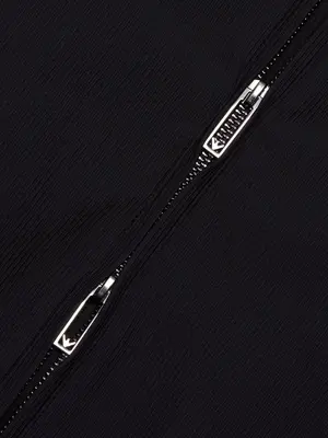 Emporio Armani Stretch Nylon Zip-front Jacket
