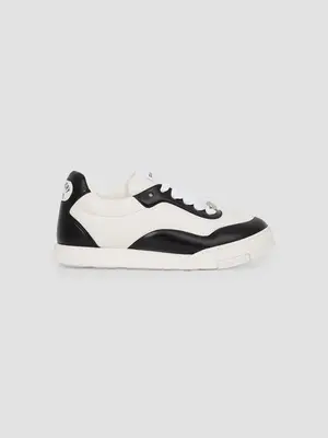 Givenchy Puffy Yard Sneakers In Nappa Leather - White Black