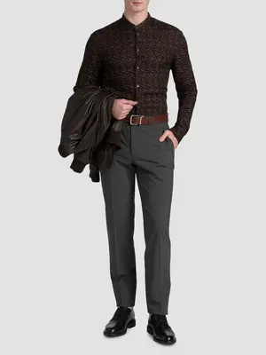 Emporio Armani Printed Button-front Sport Shirt