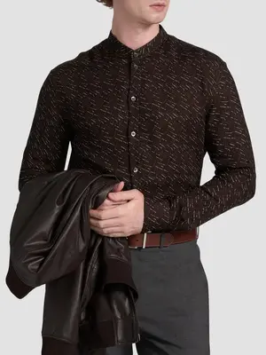 Emporio Armani Printed Button-front Sport Shirt