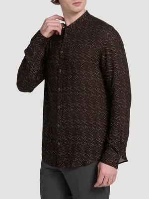 Emporio Armani Printed Button-front Sport Shirt
