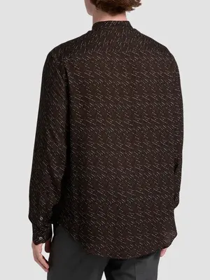 Emporio Armani Printed Button-front Sport Shirt