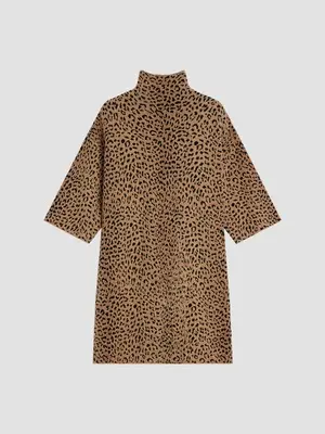 Givenchy Mini Dress In Leopard Jacquard