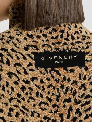 Givenchy Mini Dress In Leopard Jacquard