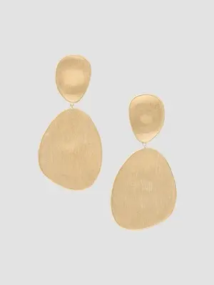Marco Bicego Lunaria 18k Yellow Double-drop Earrings - Gold