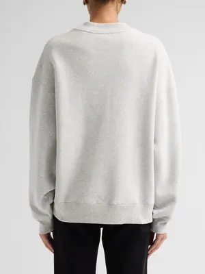 LoveShackFancy Havenleigh Lace Applique Sweatshirt