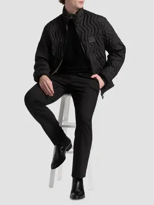 Emporio Armani Zig-zag Padded Down Jacket