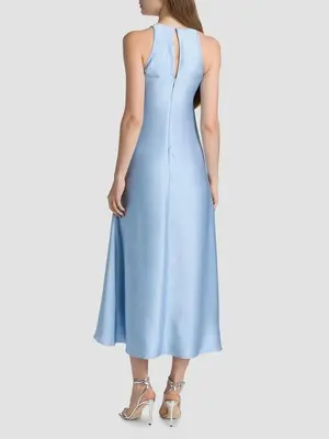 REISS Micah Bias Drape Midi-dress