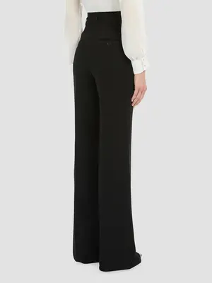 Max Mara Flared Cady Trousers