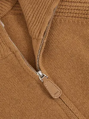 REISS Charming Wool-blend Quarter-zip Sweater