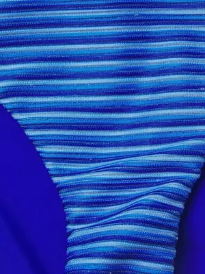 MILLY Margot Striped Bikini Bottom