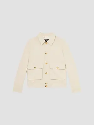 REISS Barry Short Jersey Jacket