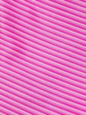 MILLY Striped Strapless One-piece Swimsuit