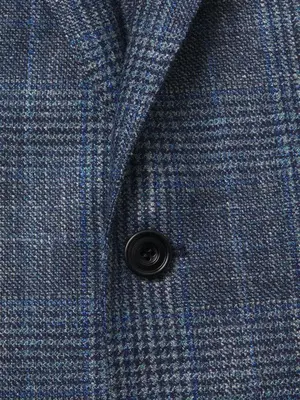 SARTORIO NAPOLI Plaid Wool-silk Jacket
