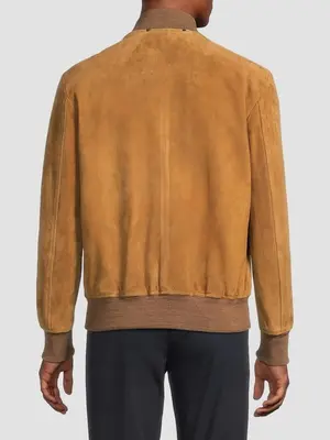 Paul Smith Suede Bomber Jacket
