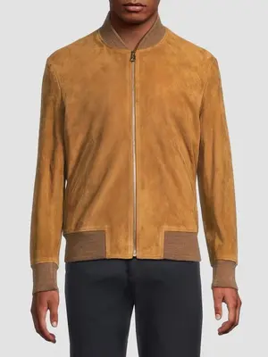Paul Smith Suede Bomber Jacket
