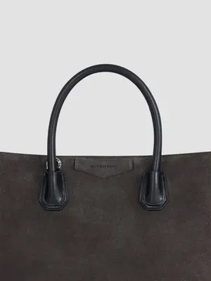 Givenchy Small Antigona Catchall Top Handle Bag In Suede Leather