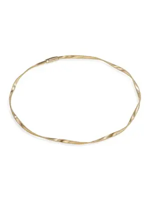 Marco Bicego Marrakech 18k Yellow Twisted Chain Necklace/16.5 - Gold