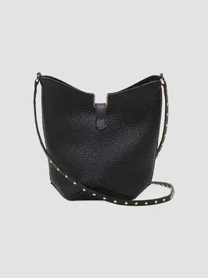 LANVIN Catch Nano Leather Bucket Bag