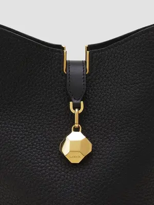 LANVIN Catch Nano Leather Bucket Bag