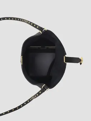 LANVIN Catch Nano Leather Bucket Bag