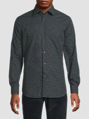 Paul Smith Floral Cotton Tailored Button-front Shirt