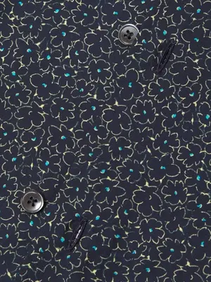 Paul Smith Floral Cotton Tailored Button-front Shirt