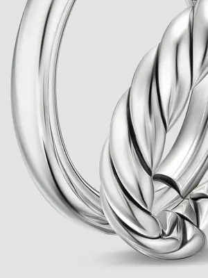 David Yurman Dy Mercer Two Row Ring In Sterling 8mm