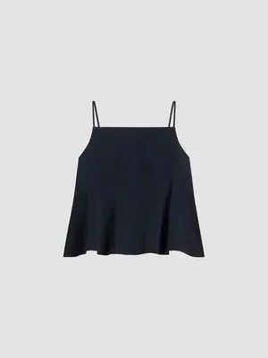 Givenchy Sliced Top In Crepe Cady