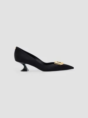 LANVIN Midnight Step 50mm Sculptural Pumps - Black