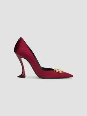 LANVIN 100mm Midnight Step Buckle Pumps - Bacchus