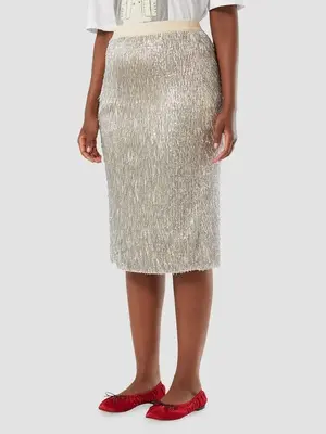 Marina Rinaldi Sequinned Tulle Skirt