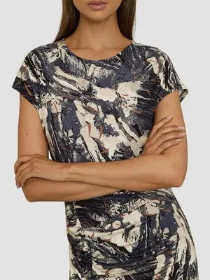 REISS Lennia Jersey Midi-dress