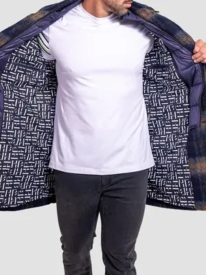 MACEOO Ascension Peacoat - Multicolored