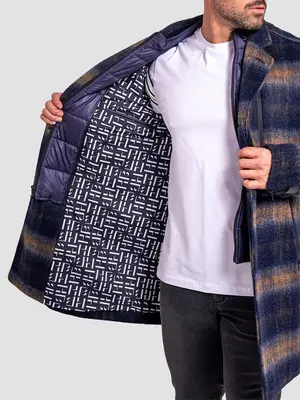 MACEOO Ascension Peacoat - Multicolored