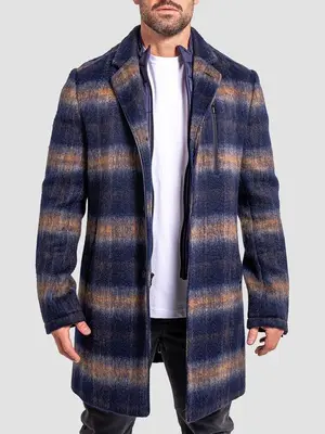 MACEOO Ascension Peacoat - Multicolored