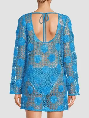MILLY 3d Crochet Cover-up