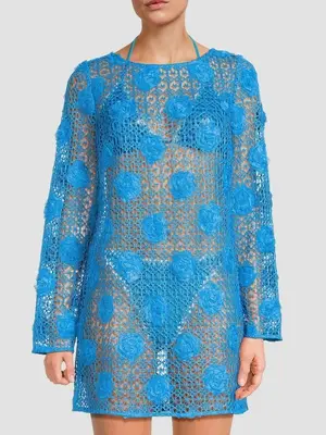 MILLY 3d Crochet Cover-up