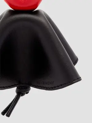 Givenchy Bicolor Dancer Charm In Nappa Leather - Black Red