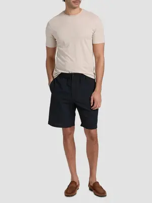 Emporio Armani Textured Tech Seersucker Shorts
