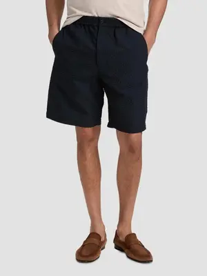 Emporio Armani Textured Tech Seersucker Shorts