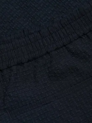 Emporio Armani Textured Tech Seersucker Shorts